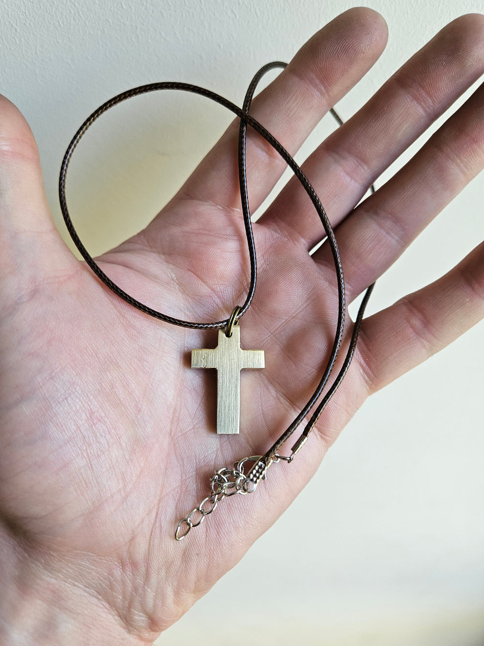 Brass Cross Pendant – Dan James Forge